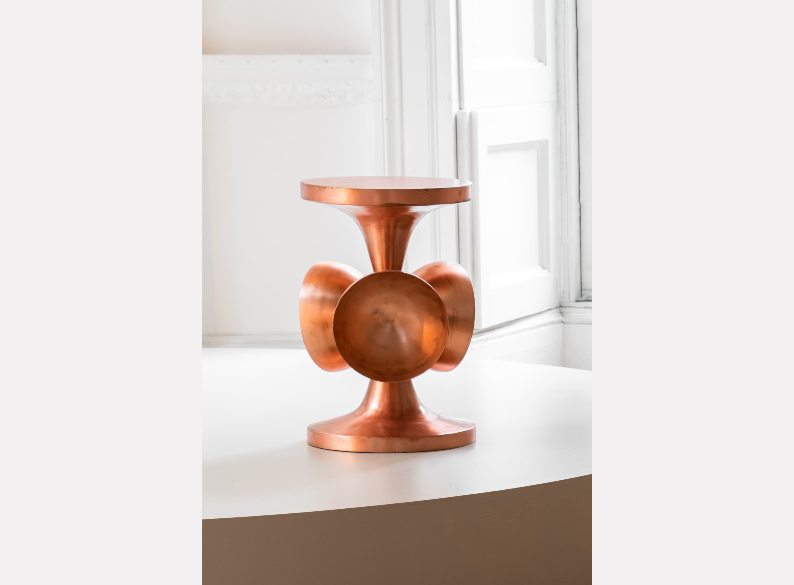 Damroo Copper Stool by Atelier Ashiesh Shah | Curio